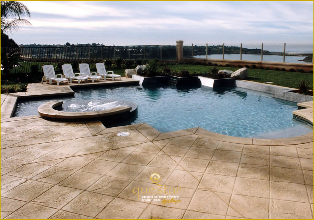 1990s Gallery of International Vanishing Edge Pool Designer Skip Phillips
